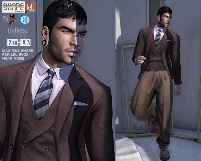 Second Life Marketplace - [SHAPEshifters] MAXIMUS SHAPE FOR LEL EVOX ...